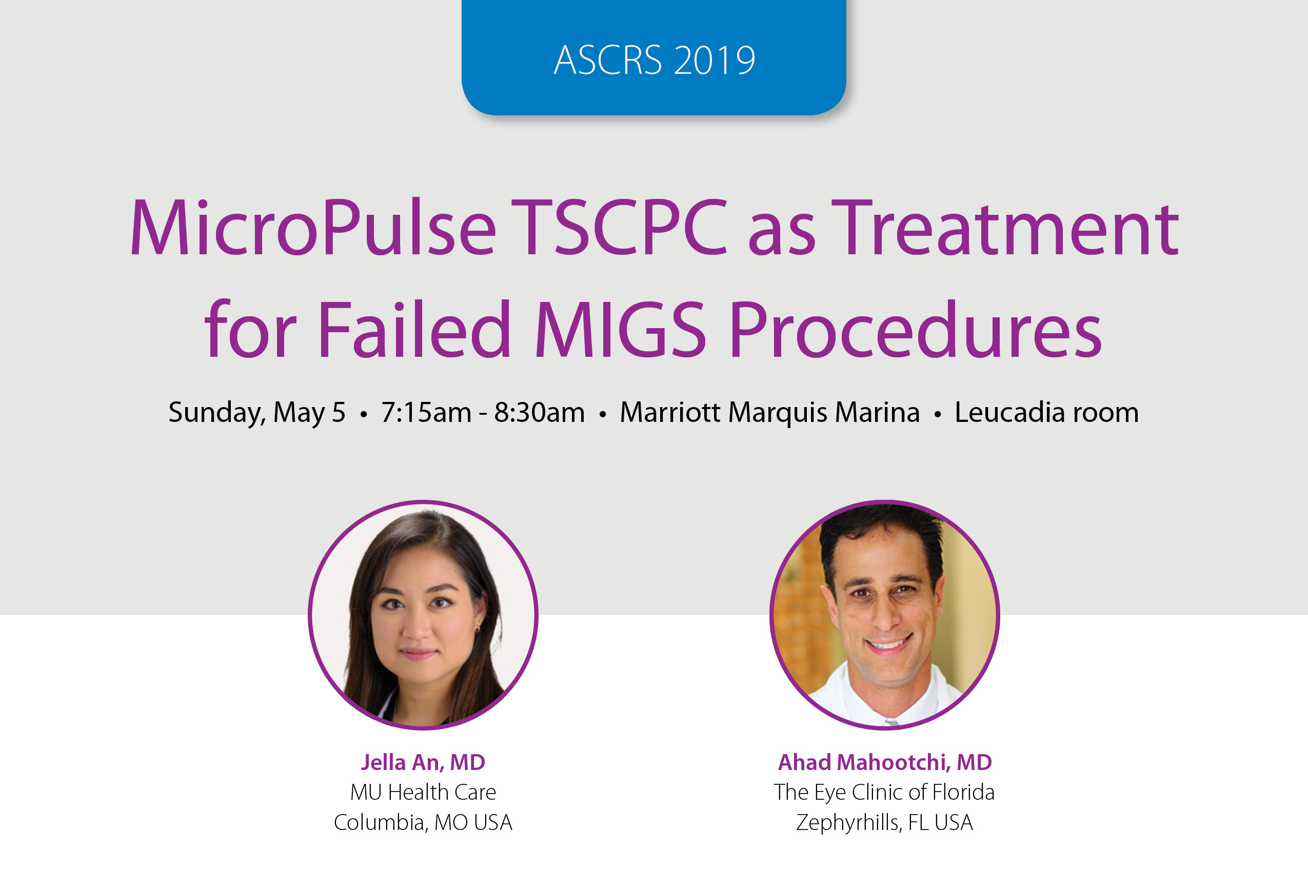 Experts Discuss MicroPulse TSCPC at ASCRS in San Diego